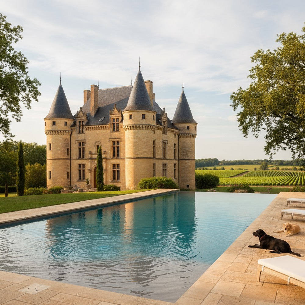 Luxury Château Rentals In Bordeaux With Pools